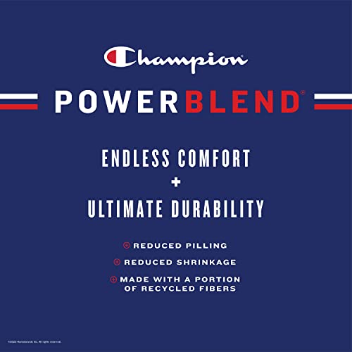 Champion Men's Zip-Up Hoodie, Powerblend, Zip-Up Hoodie Sweatshirt for Men (Reg. or Big & Tall)
