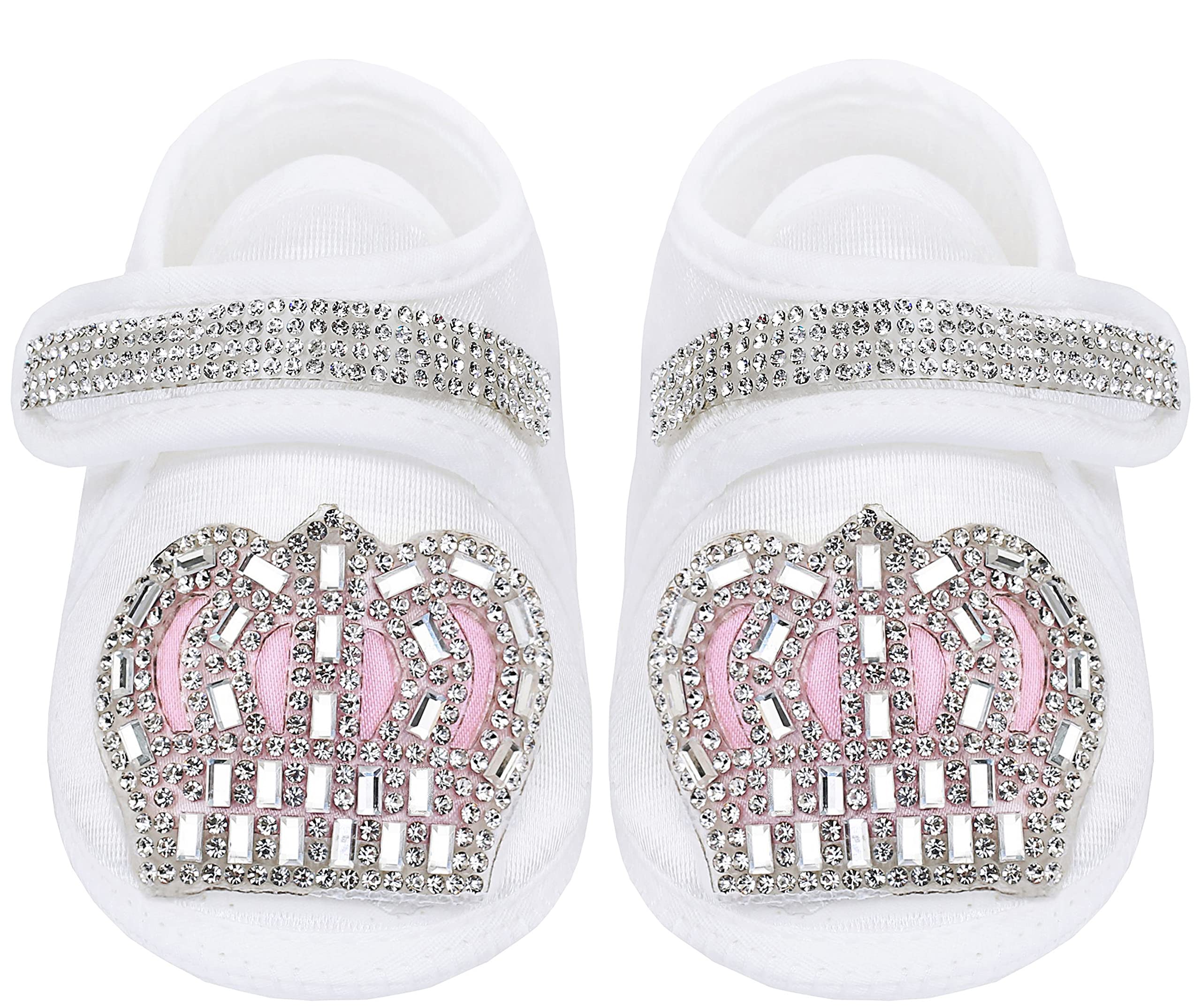 Lilax Baby Girl Newborn Crown Jewels Layette 4 Piece Gift Set 0-3 Months Pink