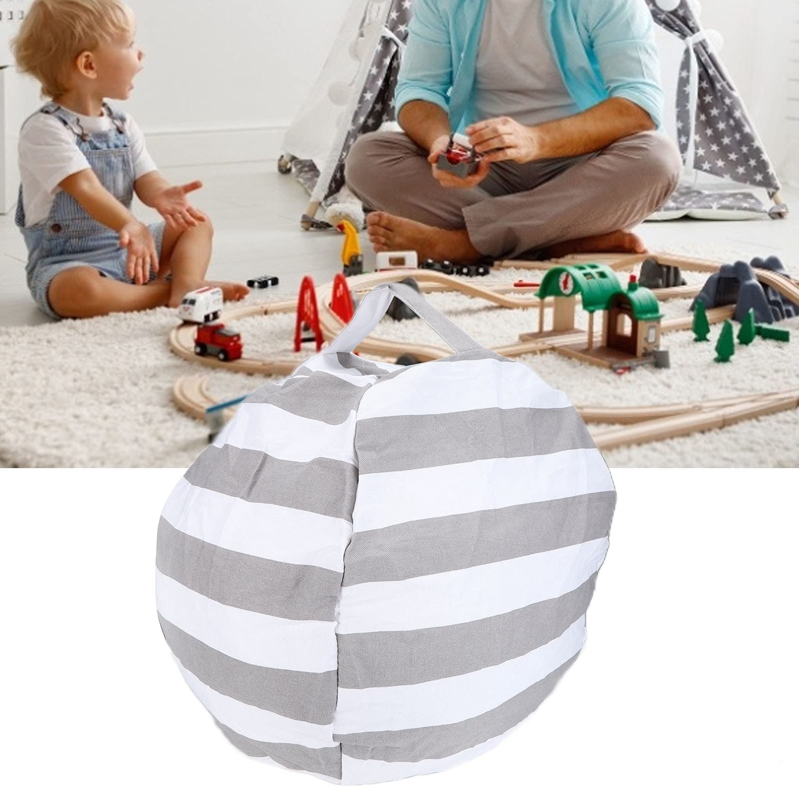 Bean Bag, Stuffed Animal Storage Bag Soft for Living Room for Travel for
