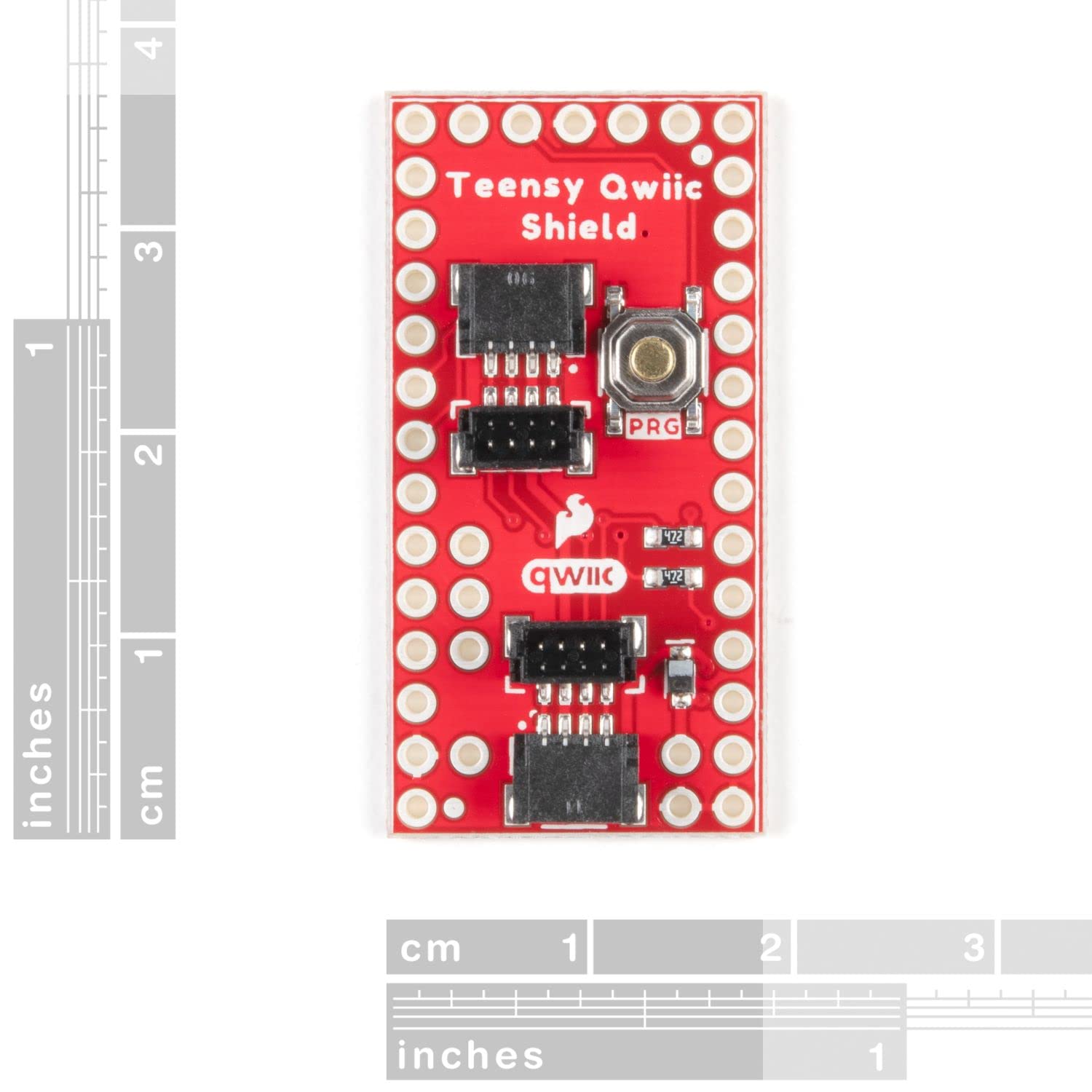 SparkFun Qwiic Shield Compatible with Teensy (not Included) - 4.0, 3.2, or LC Footprint Compatible - 3.3V