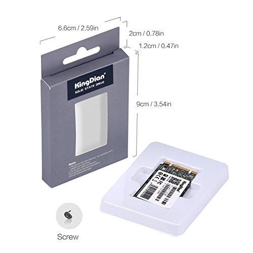 KingDian M.2 NGFF SSD 120GB 240GB 512GB 1TB Solid State Drive Disk 2242 for Desktop PCs and MacPro (120GB)