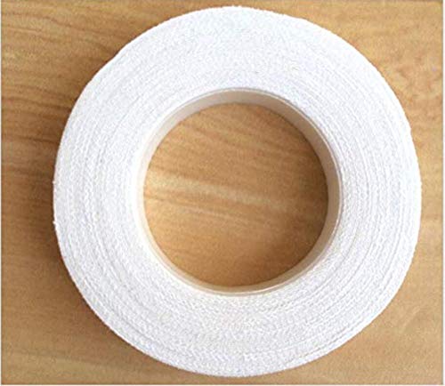 2Roll White 1inch Wide (2.5cm) Adhesive Tape Breathable Cotton Soft Cloth Surgical Tape​​ with Self Adhesive Plaster