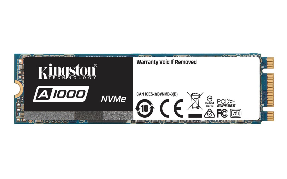 Kingston Digital SA1000M8/240G A1000 240GB PCIe NVMe M.2 2280 Internal SSD High Performance Solid State Drive