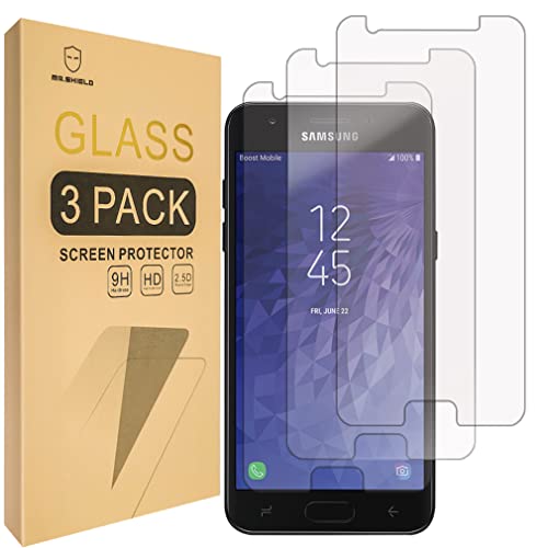 Mr.Shield [3-PACK] Designed For Samsung Galaxy J3 / J3V / J3 V (3rd Generation) 3rd Gen (2018 Version) [Japan Tempered Glass] Screen Protector with Lifetime Replacement
