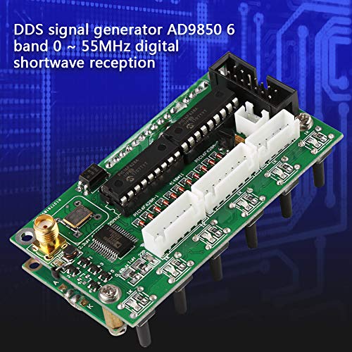 Jadpes Recorders Data Acquisition, DDS Signal Generator AD9850 6 Bands 0~55MHz Digital Shortwave Radio Radio Ham Receiver Kit Signal Generator DIY Kits