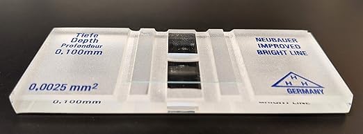 Rs' Science - Improved Neubauer Hemocytometer kit with Trypan Blue and Methylene Blue for Blood, Cell, Yeast Counting
