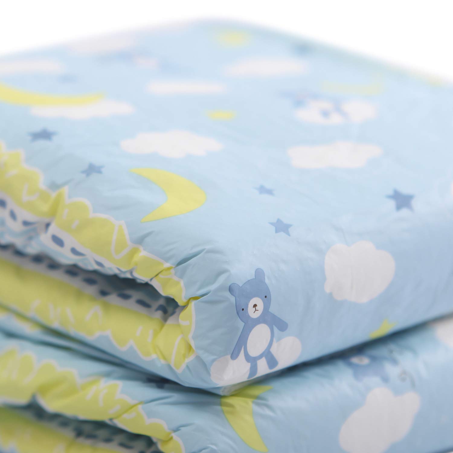 Littleforbig Adult Printed Diaper 40 Pieces (4 Packs) - Little Dreamers (Large 36"-46")