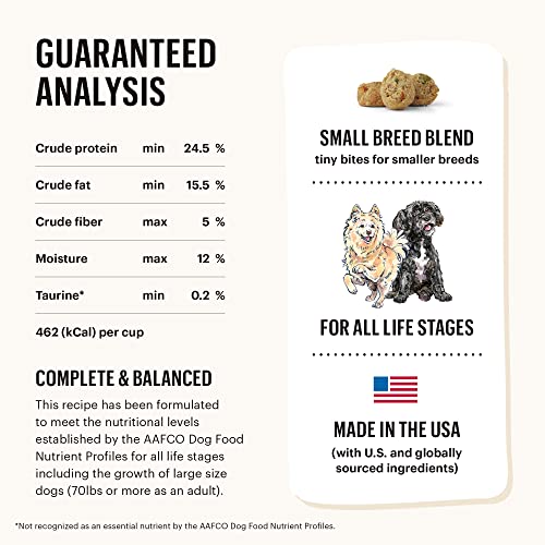 The Honest Kitchen Whole Food Clusters Small Breed Whole Grain Chicken Dry Dog Food, 4 lb Bag