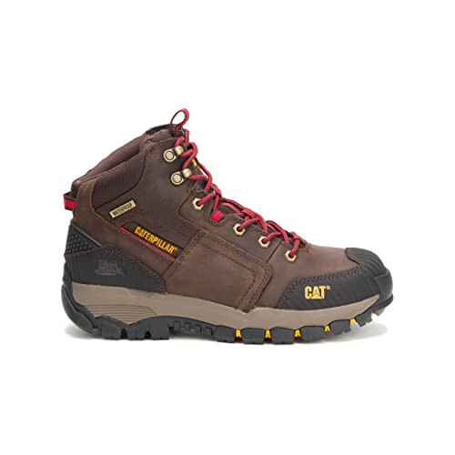 Cat Footwear Men's Navigator Waterproof Soft Toe Work Boot, Clay, 10