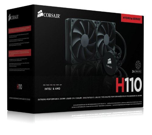 Corsair Hydro Series H110 280 mm High Performance Liquid CPU Cooler