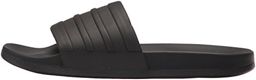 adidas Women's Adilette Comfort Slides Sandal, Black/Black/Black, 5