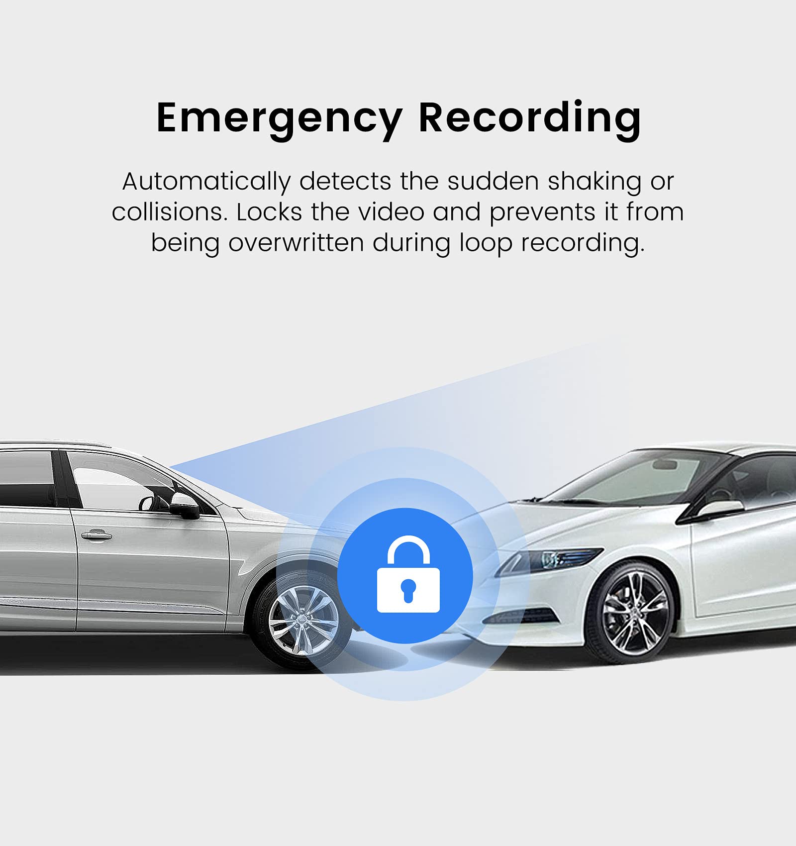 4K Dual Channel Dash Cam, Built-in Wi-Fi GPS, 4K + 1080P Front and Rear Dashcam, 2.4 Inches Large Screen, Supercapacitor, Parking Mode, Motion Detection, Emergency recording,Zenfox U1