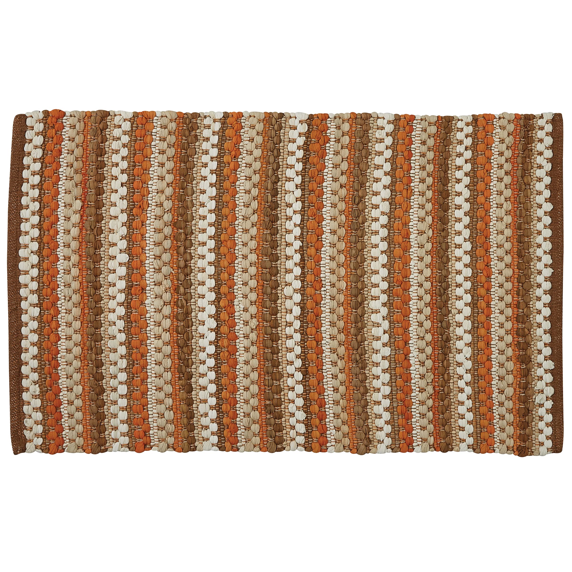 Park Designs Pumpkin Seed Chindi Rug 2X3