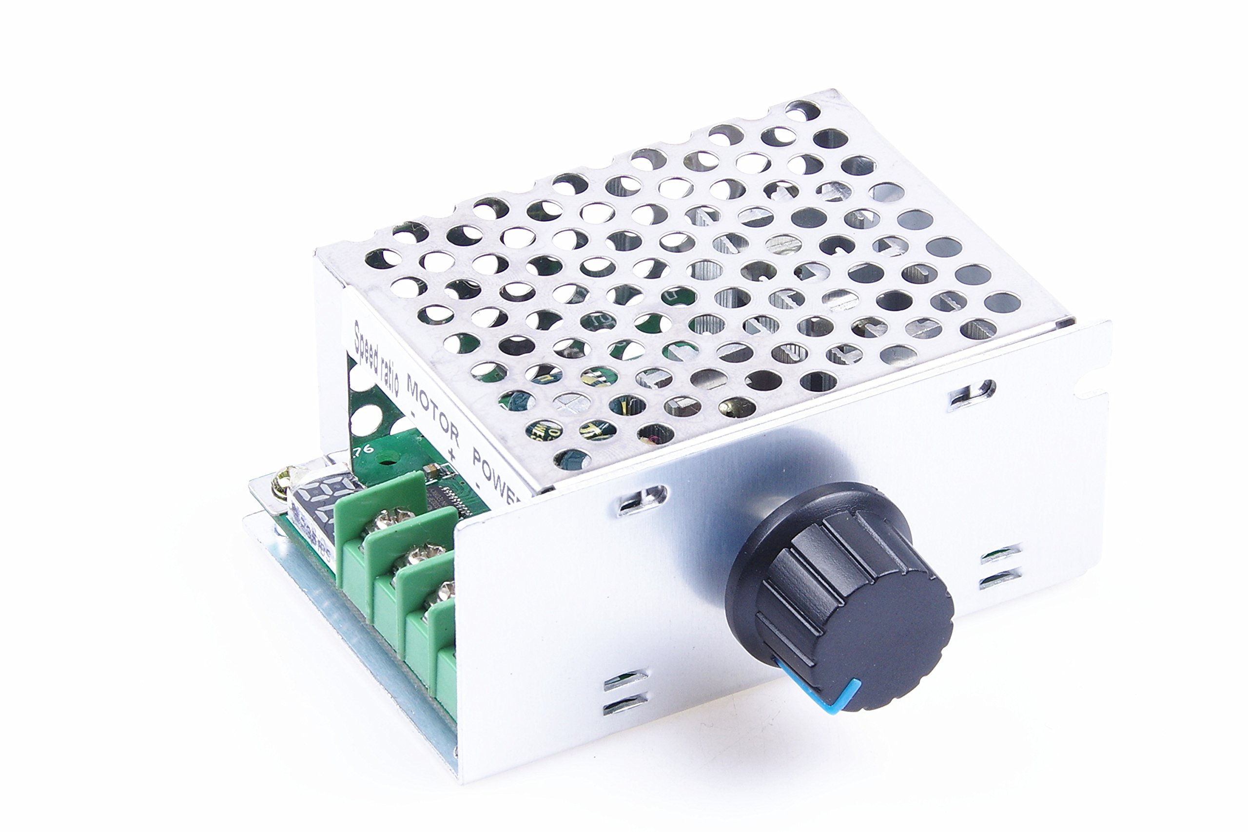 KNACRO Digital Tachometer PWM DC Motor Speed Controller 30A DC 6V 12V 24V 36V 48V 60V (6V - 60V) Max Power 1200W Promise Electronic Motor Switch
