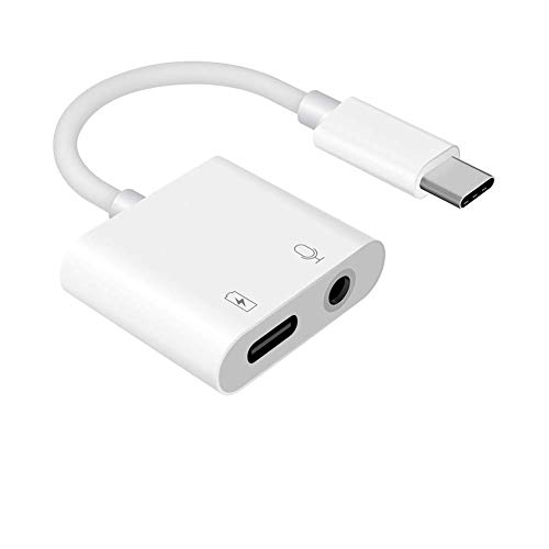 Pro Headphone 3Amp Aux Adapter Compatible with Samsung Galaxy Note 10Plus Plus USB-C 3.5mm Audio & Hi-Power Charging Port (Charge While You Listen)