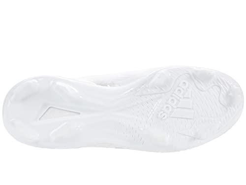 adidas Women's FV9043 Baseball Shoe, Footwear White/Silver Metallic/Grey One, 7