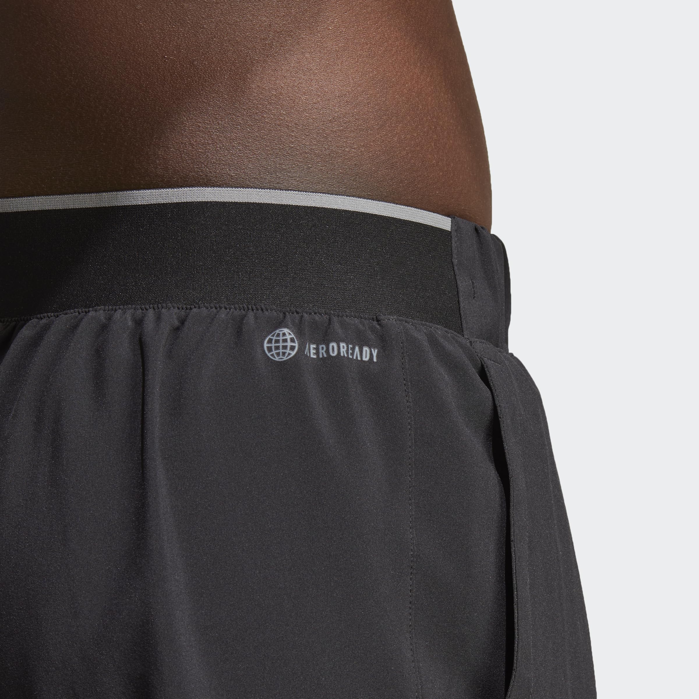 adidas Club Stretch Woven Tennis 7" Shorts Silver Violet MD 7