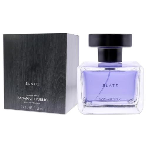 BANANA REPUBLIC Slate Men Eau De Toilette Spray, 3.4 Fl Oz, multi