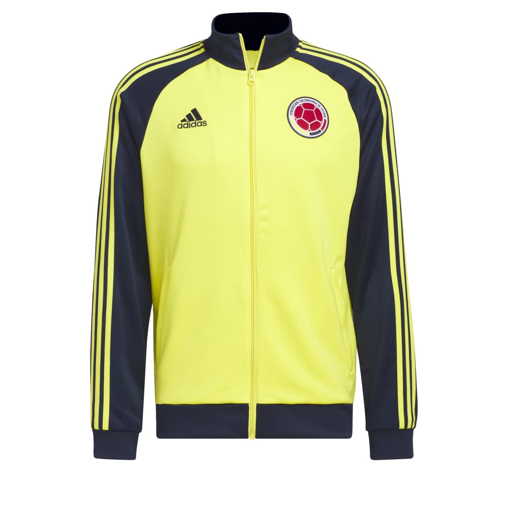 adidas Colombia 3-Stripes Track Top Men's, Yellow, Size L