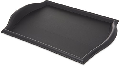 Carlisle FoodService Products 1217BT03 Bistro Plastic CafĂŠ Tray, 12" X 17", Black