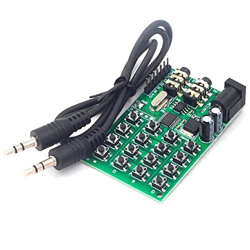 AE11A04 DTMF Audio Generator Module Voice Dual Encode Transmitter Board 5~24VDC for MCU Keyboard