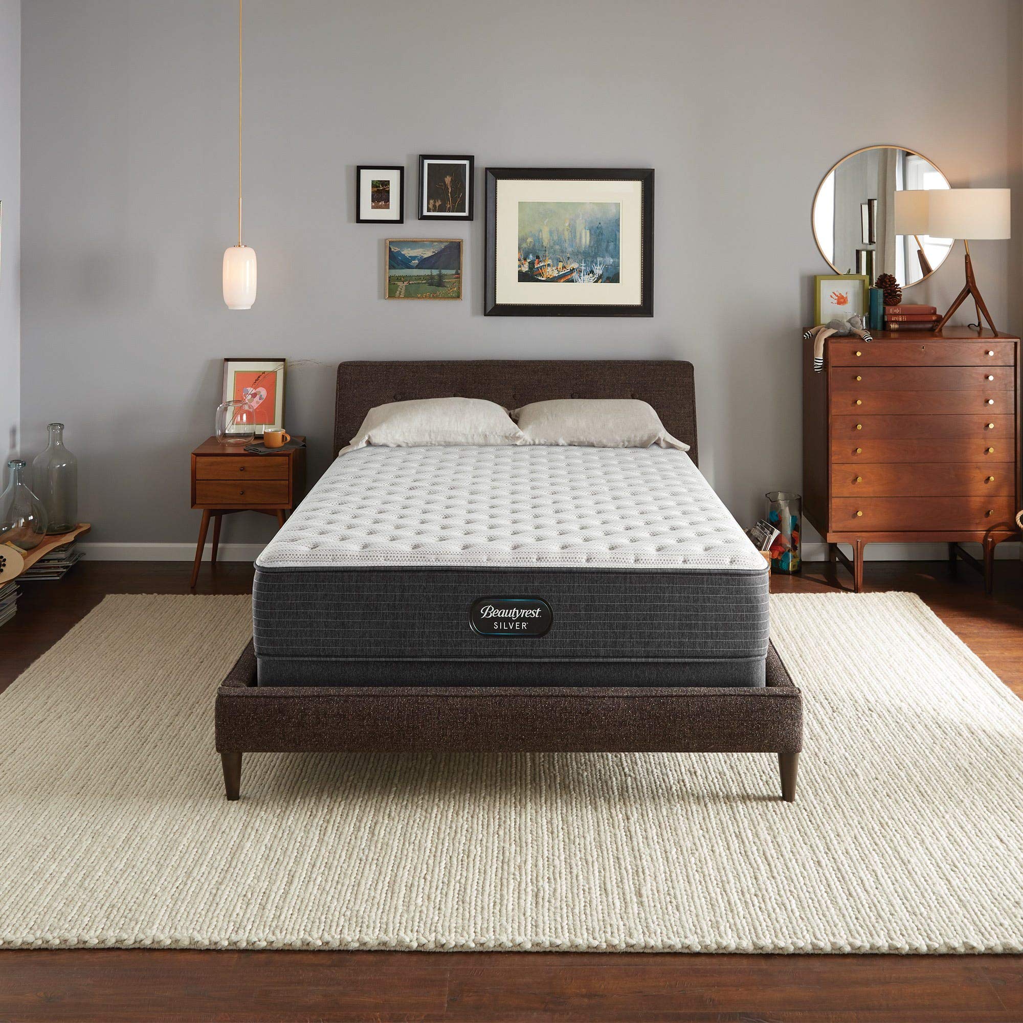 Beautyrest Silver BRS900 12” Extra Firm Cal King Mattress, Cooling Technology, Supportive, CertiPUR-US, 100-Night Sleep Trial, 10-Year Limited Warranty