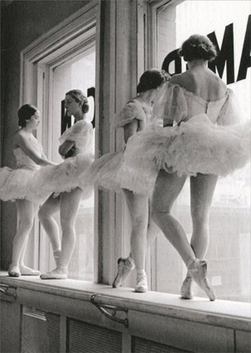 Ballerinas On Window Ledge - Avanti America Collection Dance/Dancing Birthday Card