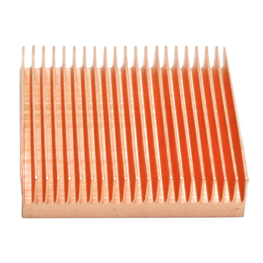 Pure Copper Heatsink 30x30x7mm / 1.18x1.18x0.28 inches for Electronic Chip Cooling
