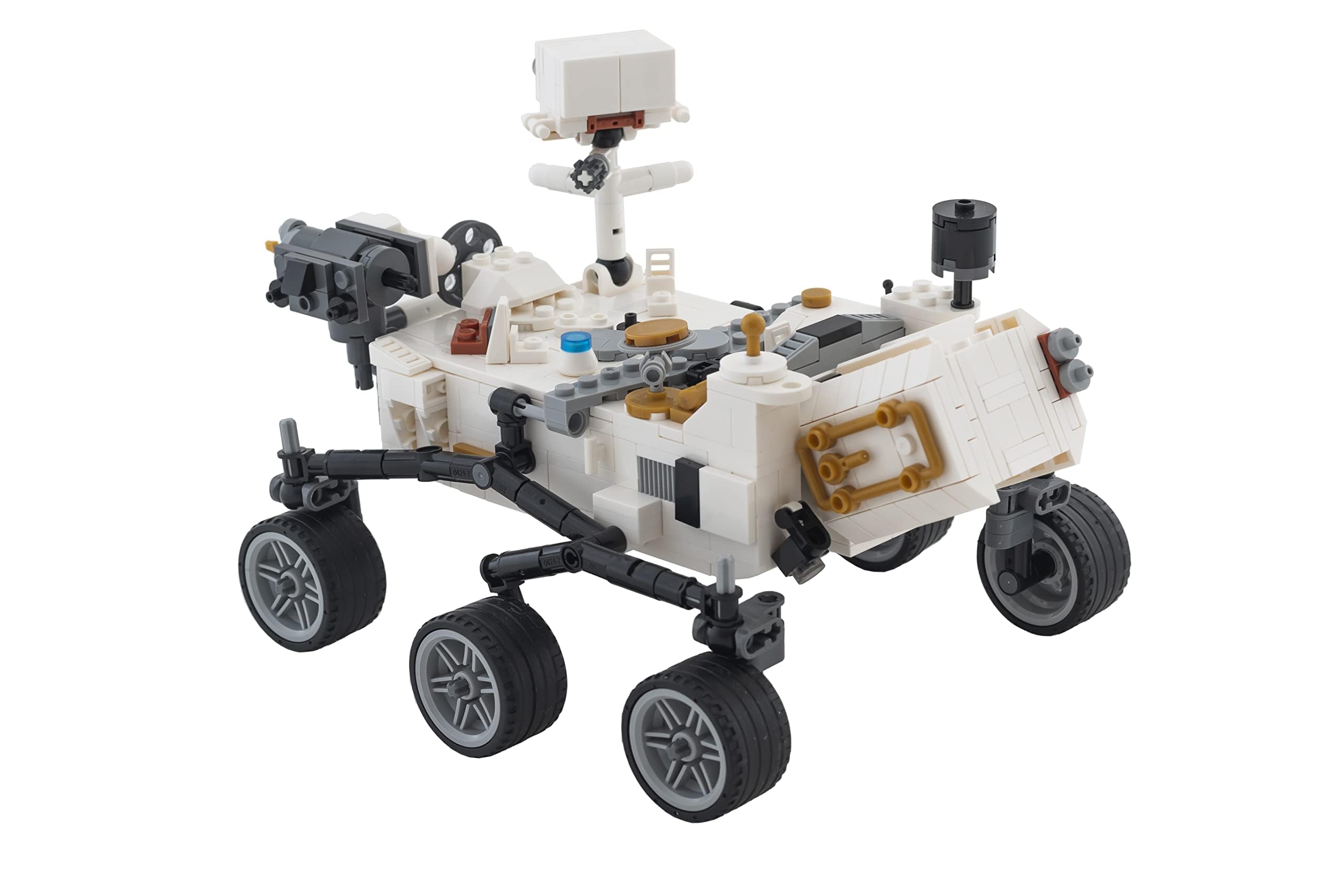 Brick Loot Officially Licensed NASA Mars Rover Perseverance Model Kit, Toy Car Building Blocks, STEM Kits, Space Gifts for Adults or Kids 6 +, Compatible with Lego and Other Major Brands, 603 Pieces
