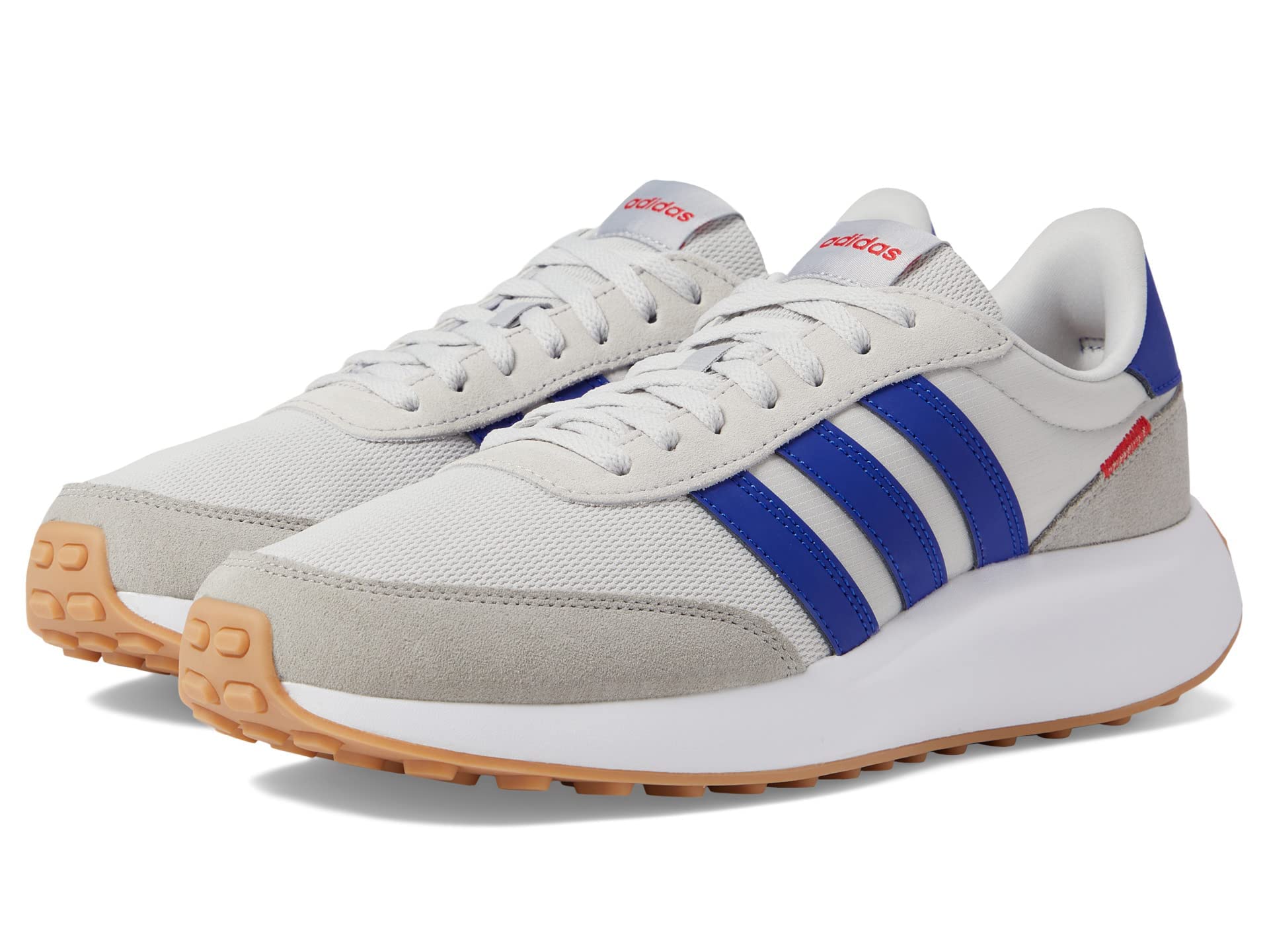 adidas Run 70s Grey/Lucid Blue/Better Scarlet 8.5 D (M)