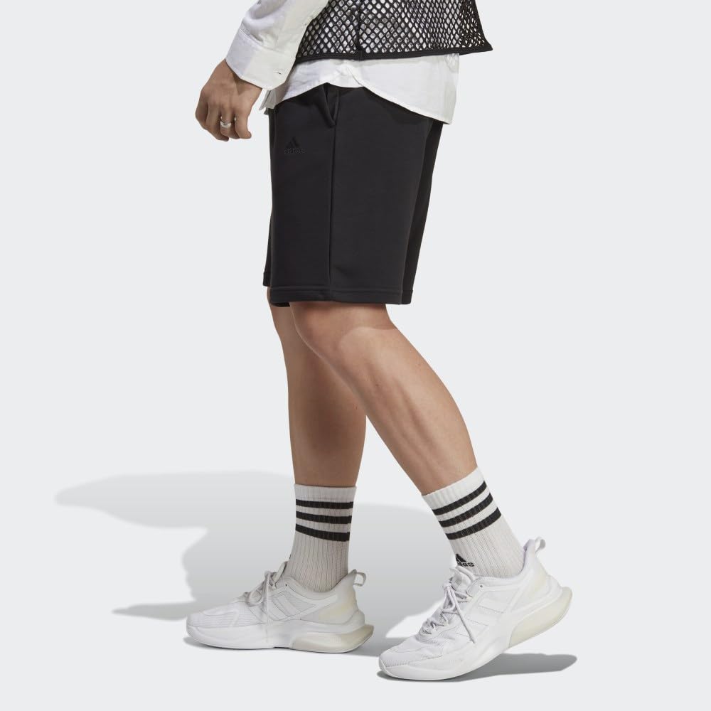 adidas Men's All SZN French Terry Shorts, Black, Large