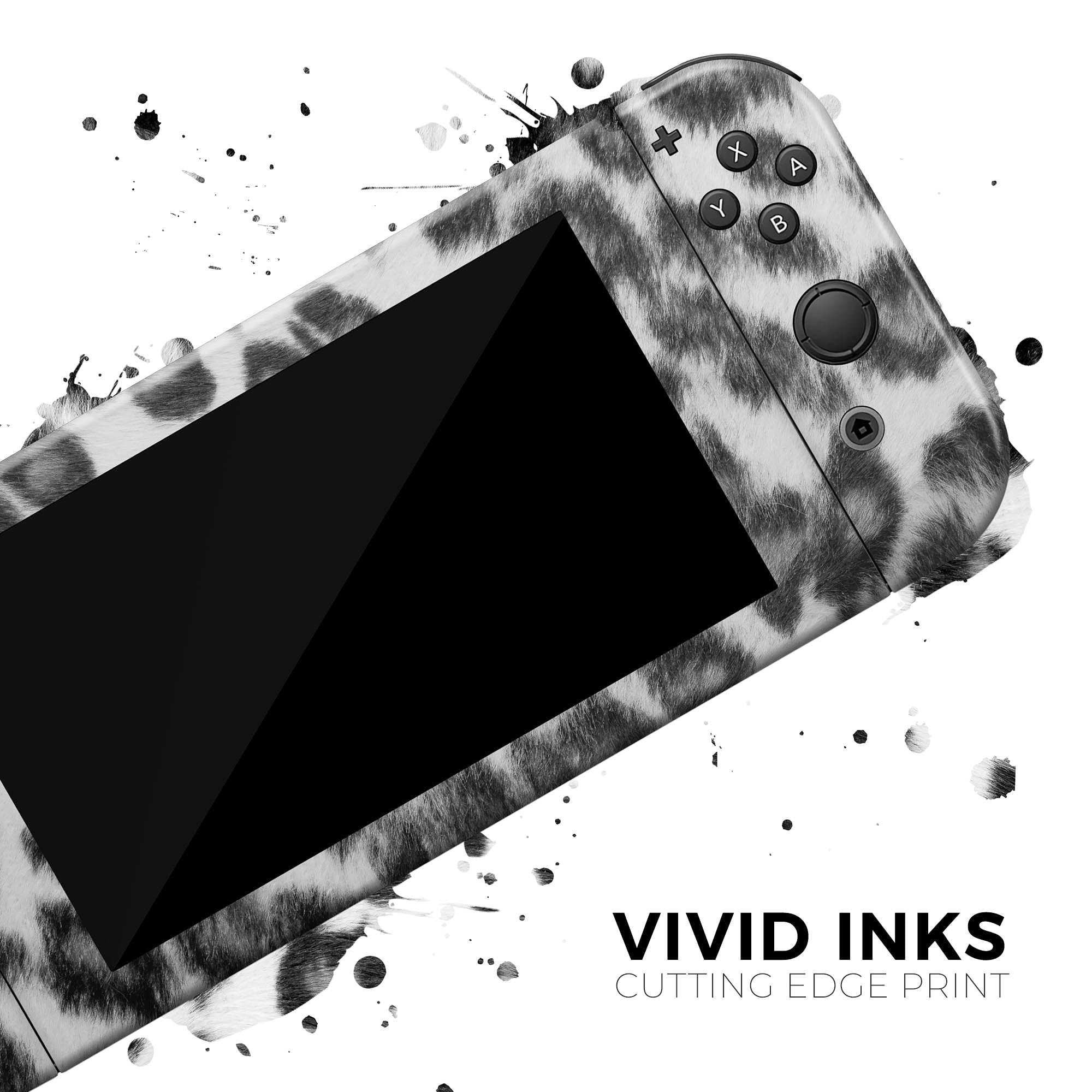 Design Skinz - Compatible with Nintendo Switch Lite - Skin Decal Protective Scratch-Resistant Removable Vinyl Wrap Cover - Real Snow Leopard Hide