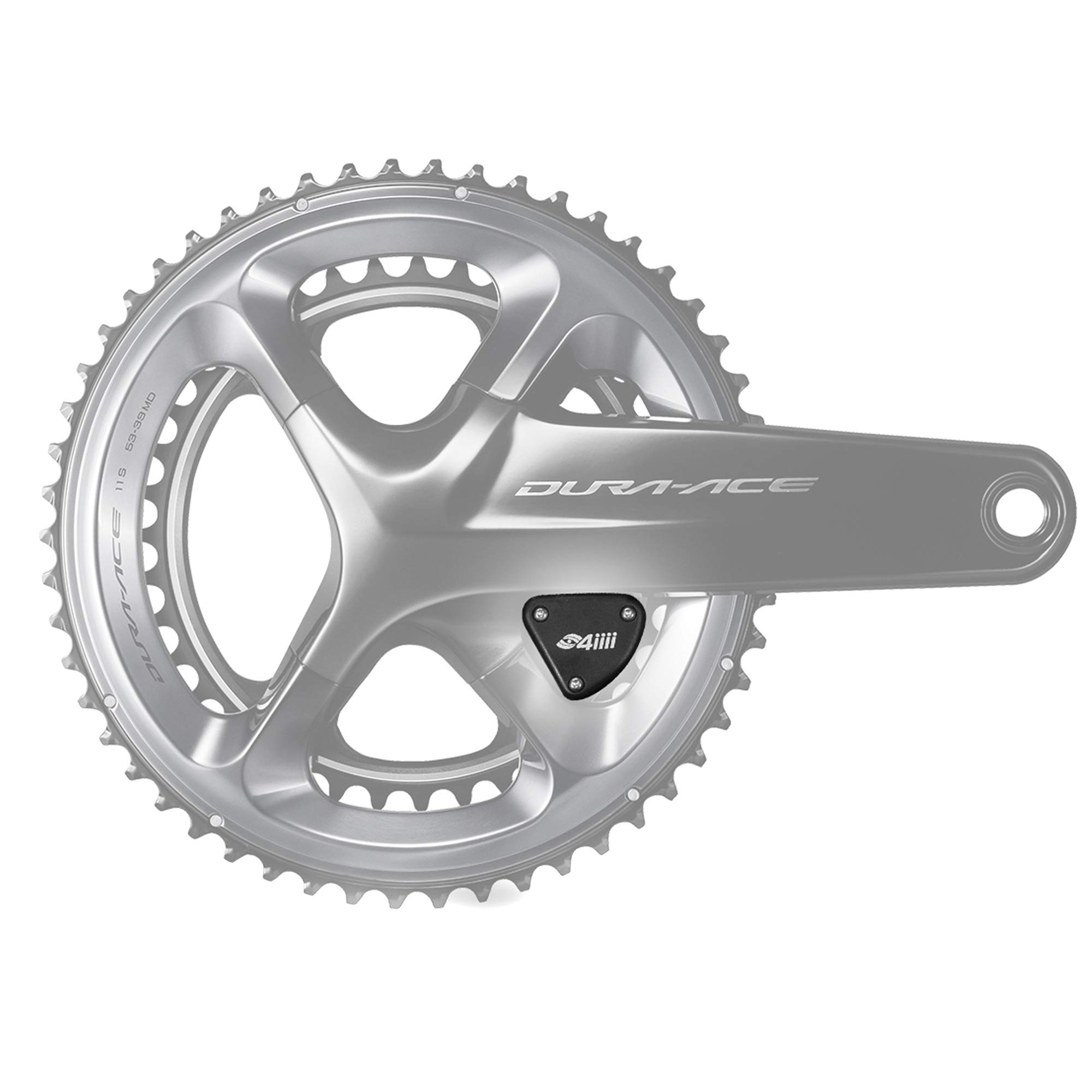 4iiii PRECISION PRO Powermeter Ride Ready - Dual Side ANT+ Performance Meter for Outdoor & Indoor Cycling, Measures Cadence, Torque & Pedal Smoothness, FC-R7000-175mm (52/36T)