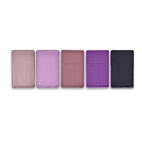 L.A. COLORS 5 Color Matte Eyeshadow Palette, Plum Pashmina CEM479