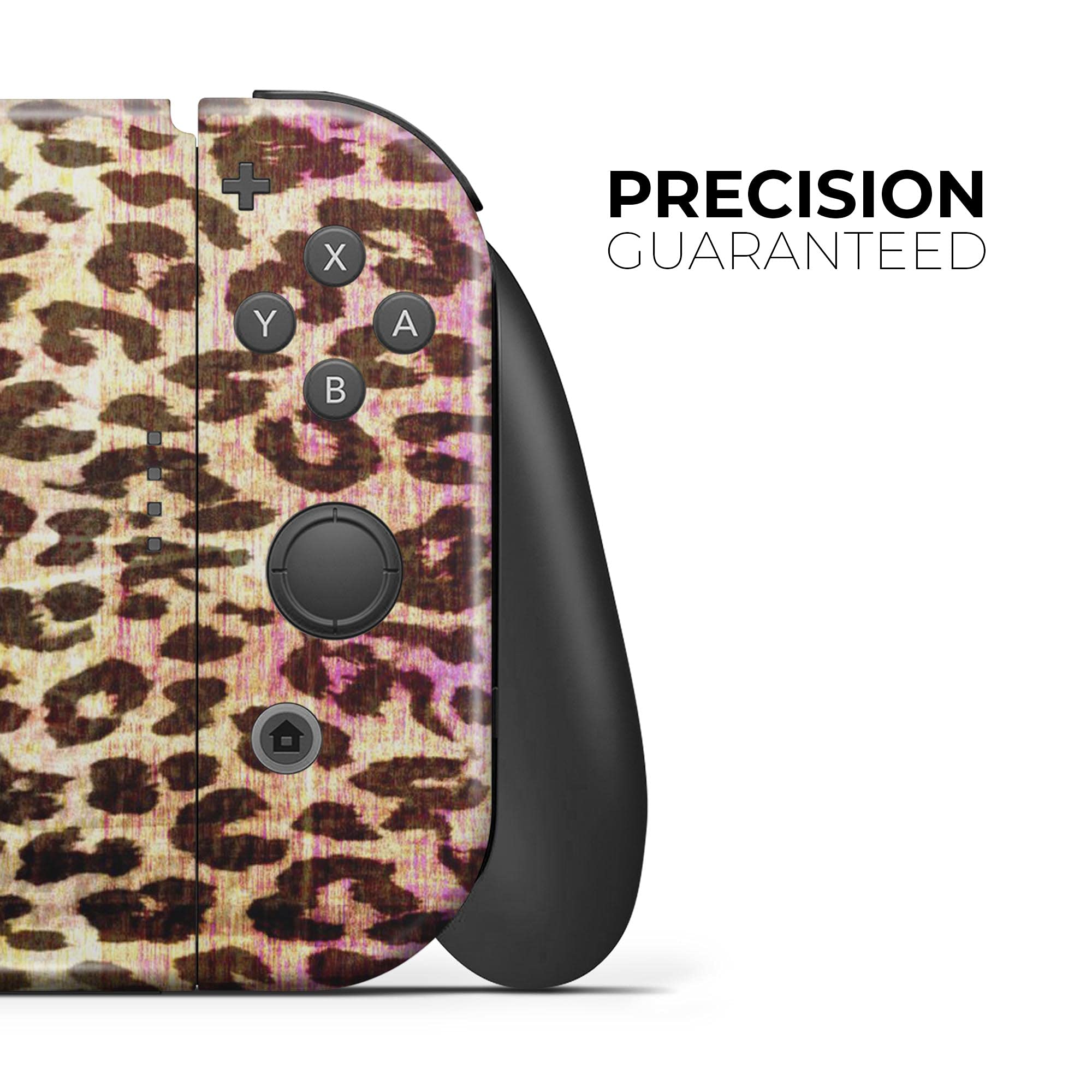 Design Skinz - Compatible with Nintendo Switch OLED Console Bundle - Skin Decal Protective Scratch-Resistant Removable Vinyl Wrap Cover - Vibrant Striped Cheetah Animal Print