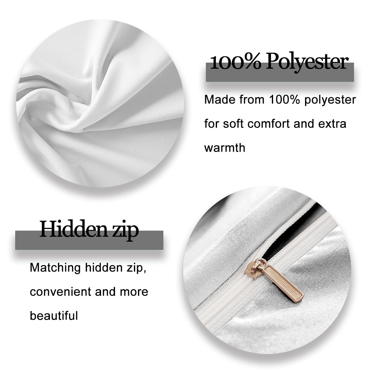 JewosS 3 Piece Bedding Set Printed Duvet Cover Set Printed Bed Comforter Cover Quilt Covers with Pillowcases for Your Own Bedroom Queen