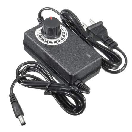 Fincos Universal Power Adapter Adjustable AC to DC 3V-12V 3V-24V 9V-24V Display Screen Voltage Regulated Supply adatpor 3 12 24 v - (Brand: New, Color: 3V-12V 2A, Plug Type: US)