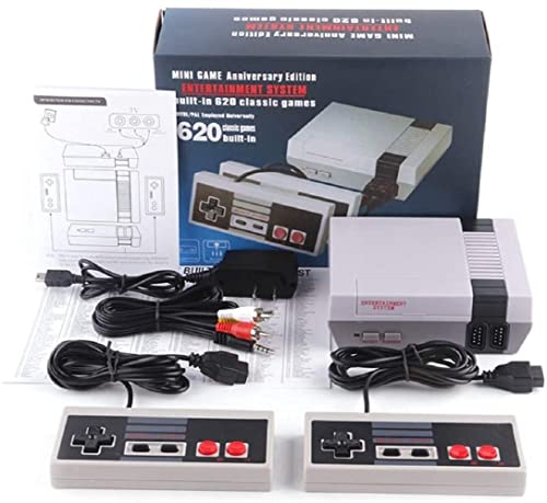 VARWANEO Console Mini AV Output TV Handheld Retro Video Game Console Built-in 620 Classic Games