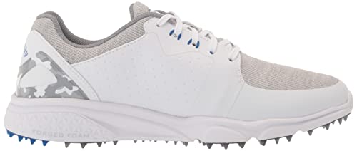Callaway Men's Coronado v2 SL Golf Shoe, White/Grey, 11