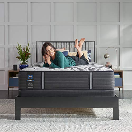 Sealy Posturepedic Plus, Tight Top 15 Plush Ultra Soft Mattress with Surface-Guard and 5-Inch Foundation, Queen, Grey