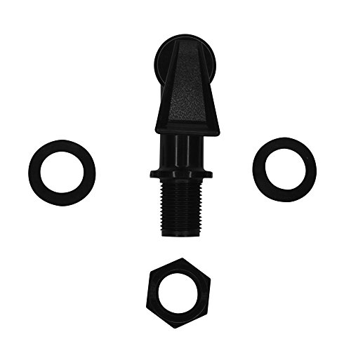Tomlinson 1018855 Ceramic and Crock Water Dispenser Faucet, Black (Pack of 2)