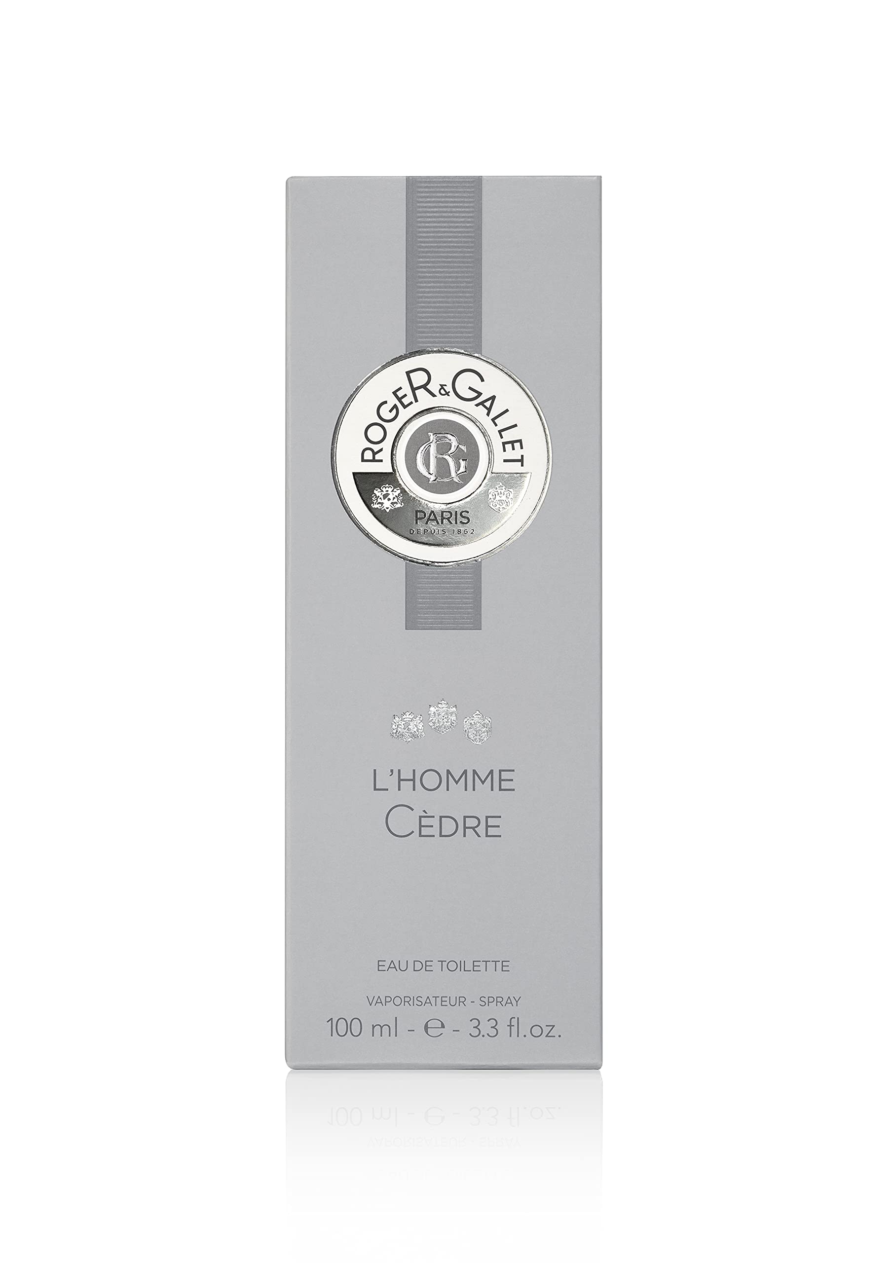ROGER & GALLET | L'Homme Cedre Body Spray for Men | Men's Fragrances | Eau De Toilette 100ML