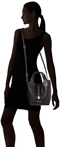 Calvin Klein Remy Rocky Road Novelty Crossbody, Black/Silver