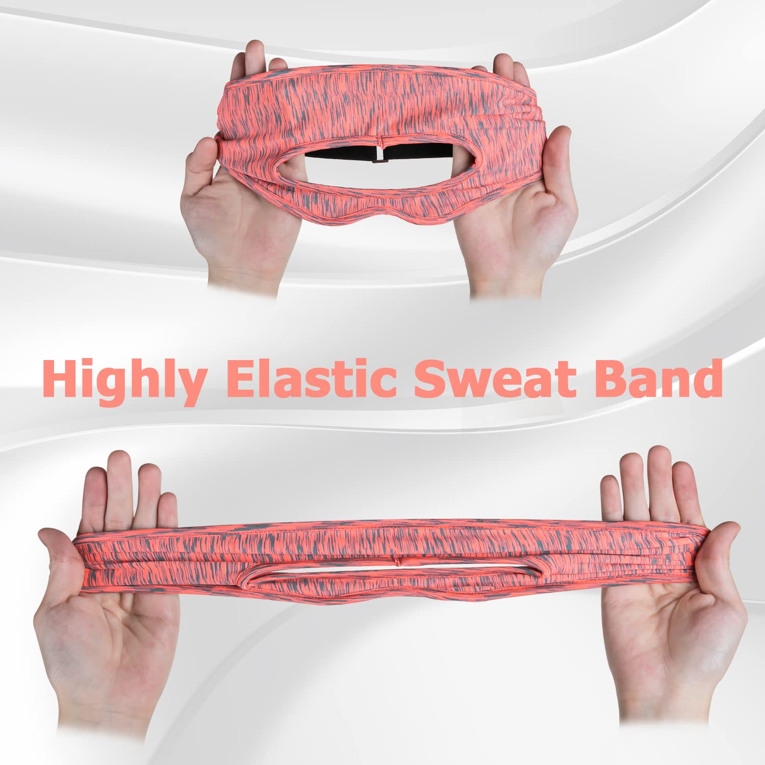 3 Pack Ermorgen Sweat Guard Band Compatible for Oculus Quest 2, Breathable VR Mask Elastic Adjustable Face Cover Home Sweatband Headband Accessories Enhanced Workouts Supernatural Gaming Experience