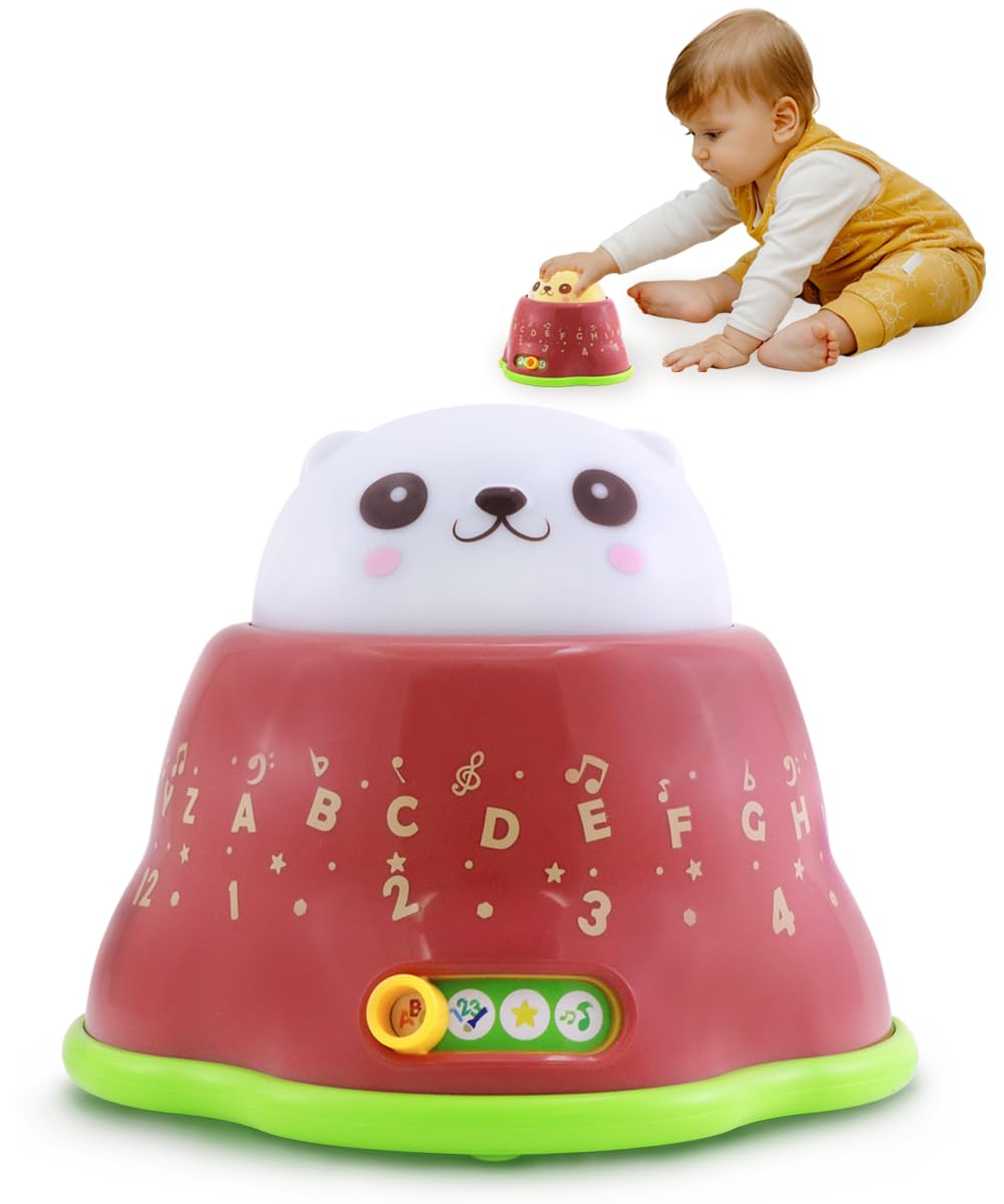 BEST LEARNING Whack and Learn Mole - Educational Interactive Light-Up Toy for Infants Babies Toddlers for 6 Month and up - First Baby Boy or Baby Girl Birthday Gift