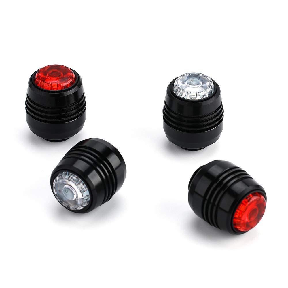 4Pcs Skateboard Lights for Night Riding Bike Lights USB Rechargeable Night Warning Bicycle Tail Red Light Super Bright Led Safety Lights Outdoor Waterproof Rear Lights for Skateboard Longboard