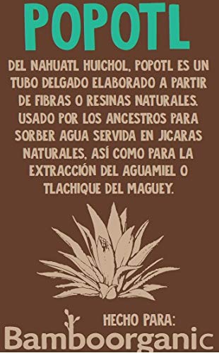 50 Pack Agave Fiber Straws Approved Bio Preferred, Eco-Friendly, Alternative to Plastic Straws & Paper Straws, Plant Based