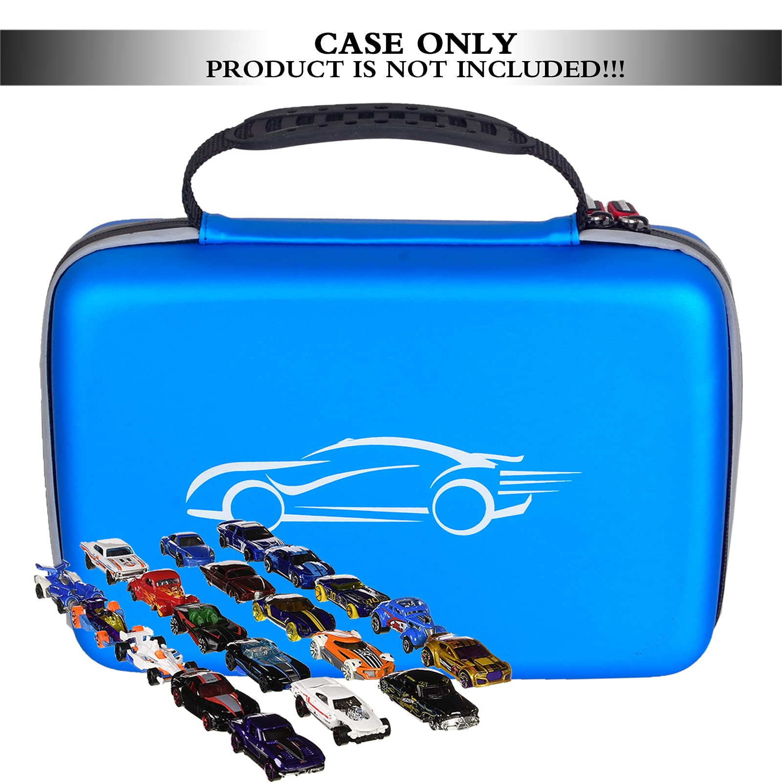BTOPCASE Hard EVA Protective Carrying Storage Case For HOT WHEELS 20-Car Pack,HOT WHEELS 24-Car Pack, Matchbox Cars Case