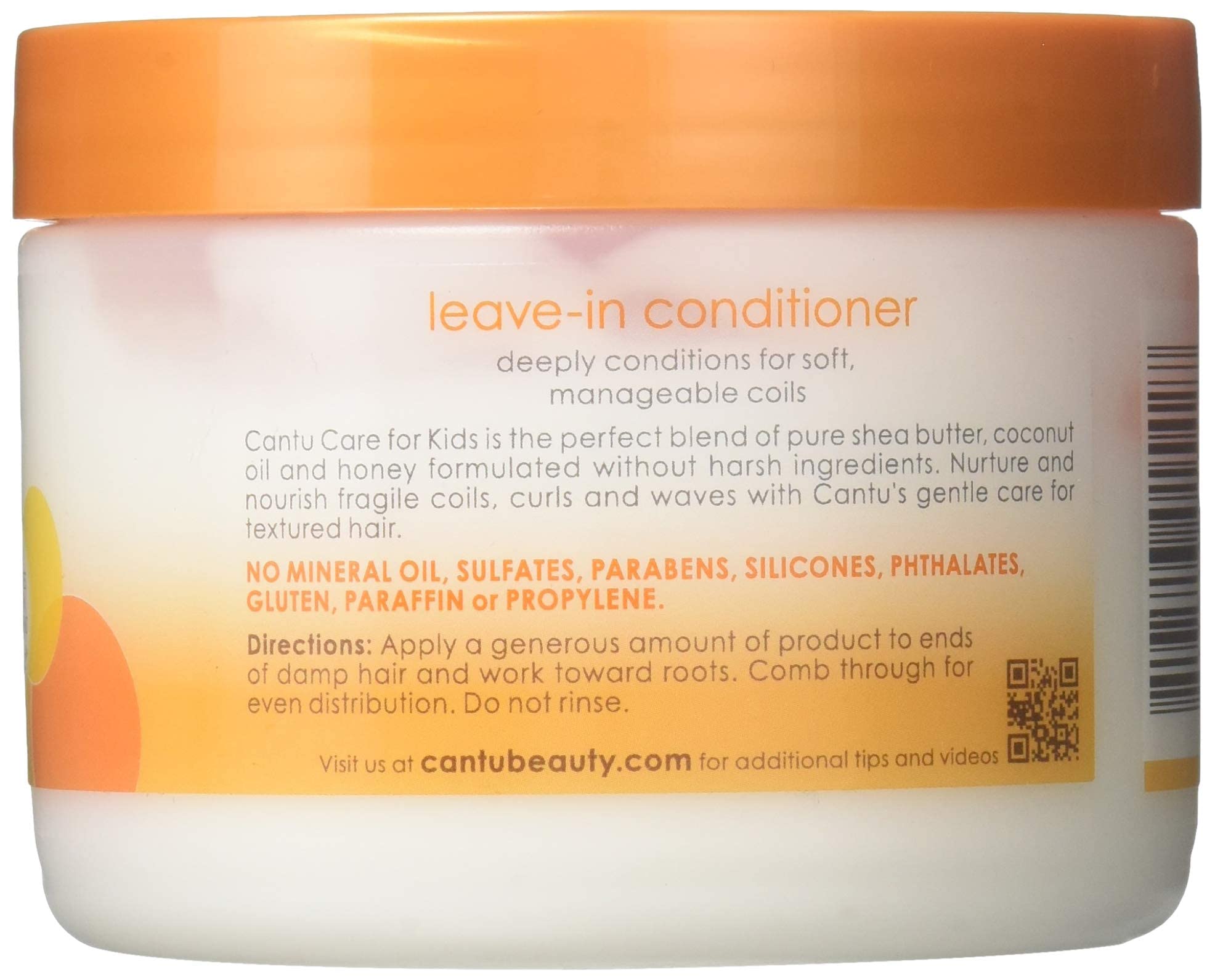 Cantu Care For Kids Leave-In Conditioner 10oz Jar (2 Pack)
