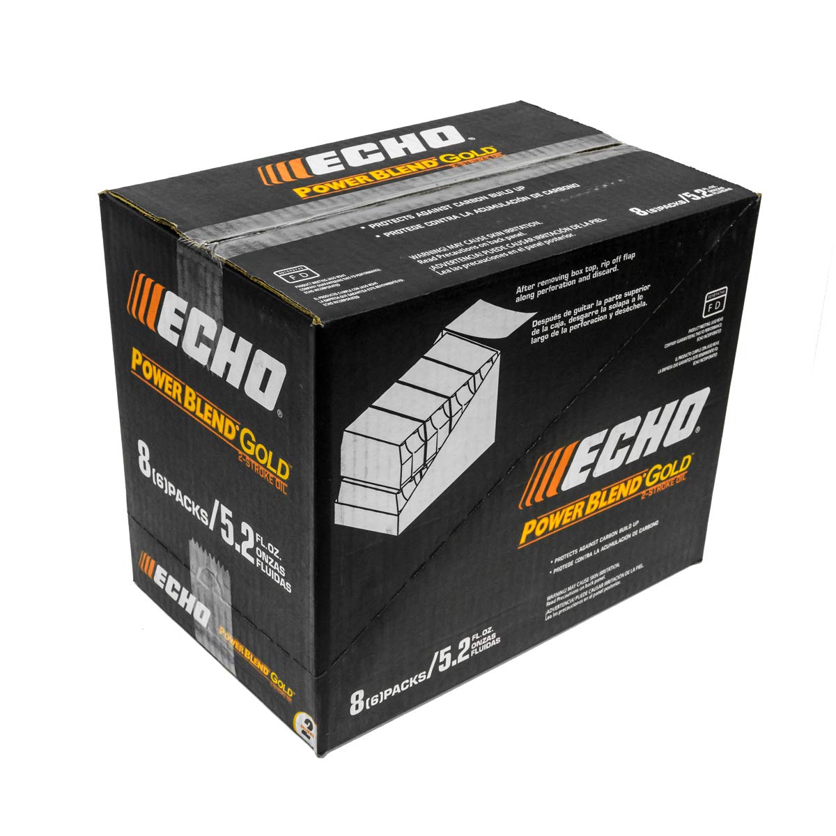 48PK Echo Oil 5.2 Ounce Bottles of 2-Cycle Oil - Power Blend 6450002G 6450002